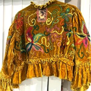 Magnolia Pearl | Jackets & Coats | Magnolia Pearl Yellow Mustard Velvet ...